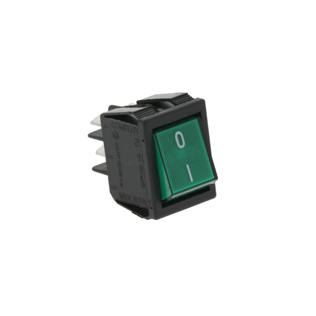 Green Rocker Switch - 16A - 532-009-600