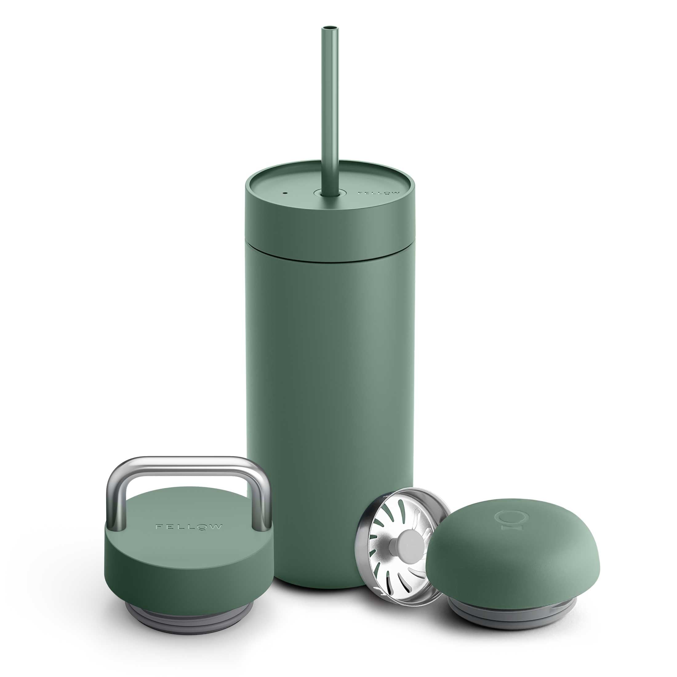 Fellow Carter Travel Mug with 3-in-1 Lid System - Smoke Green