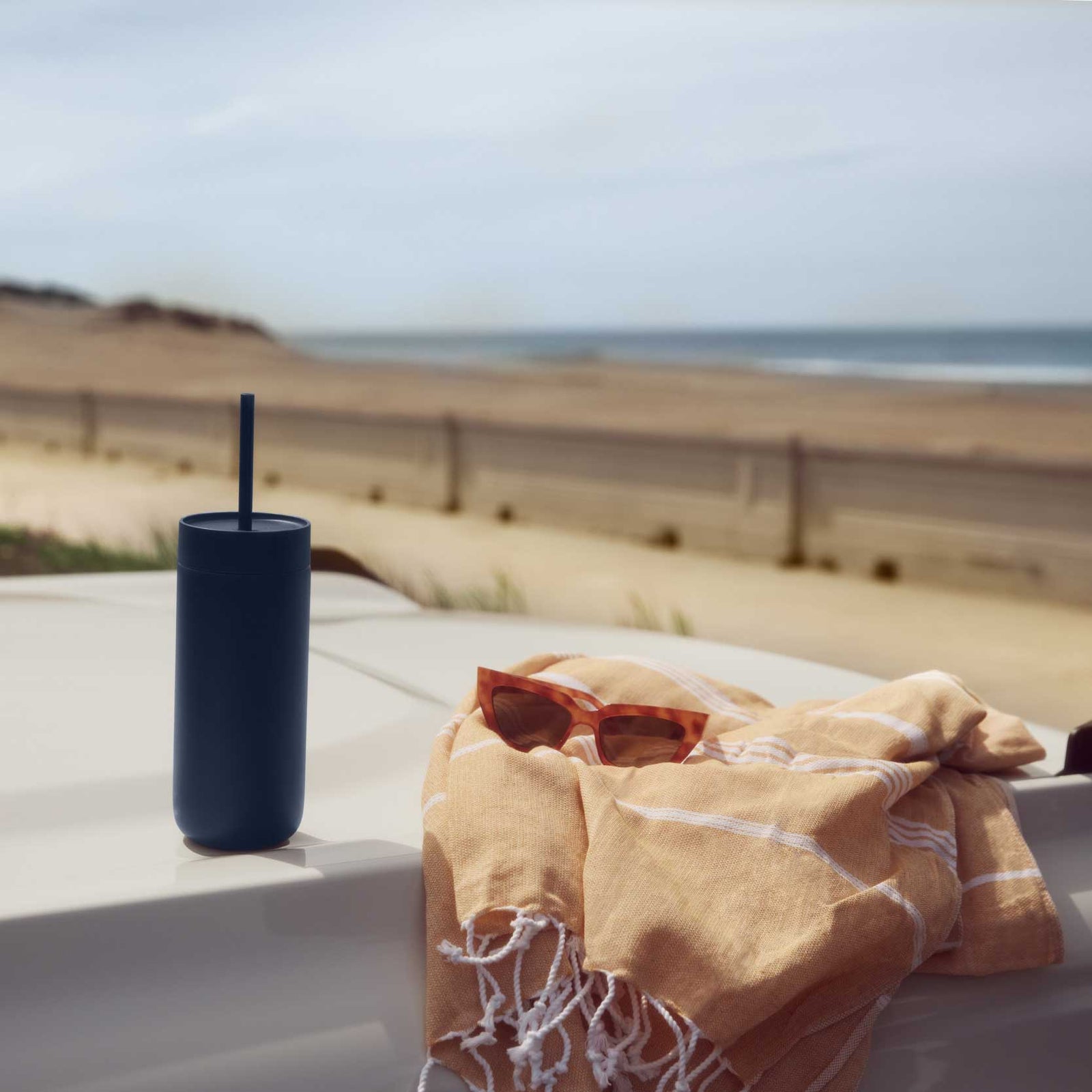 Fellow Carter Travel Mug with 3-in-1 Lid System - Stone Blue