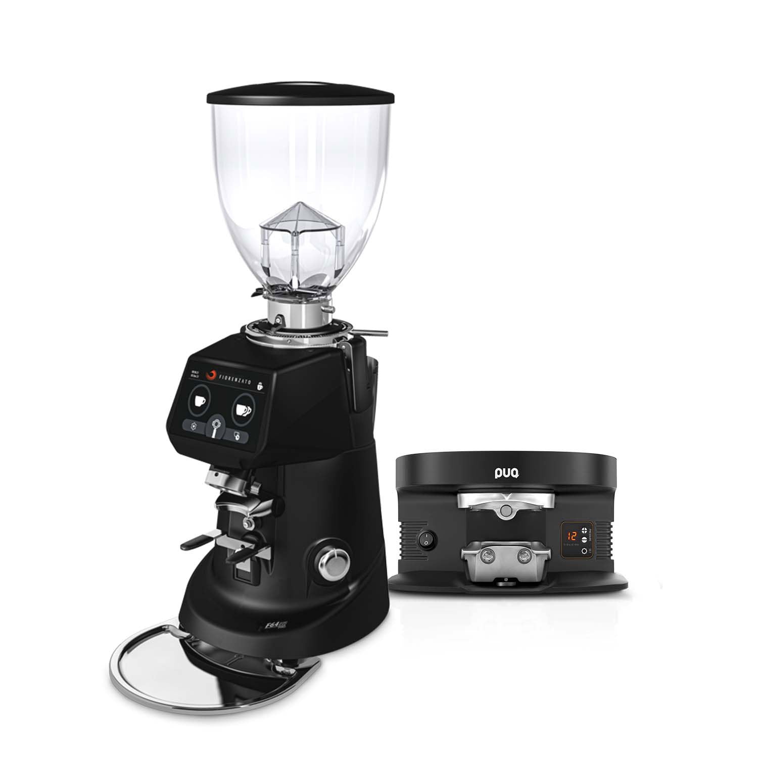Fiorenzato F64 EVO PRO SENSE x PUQpress M4 Bundle - Black/Black