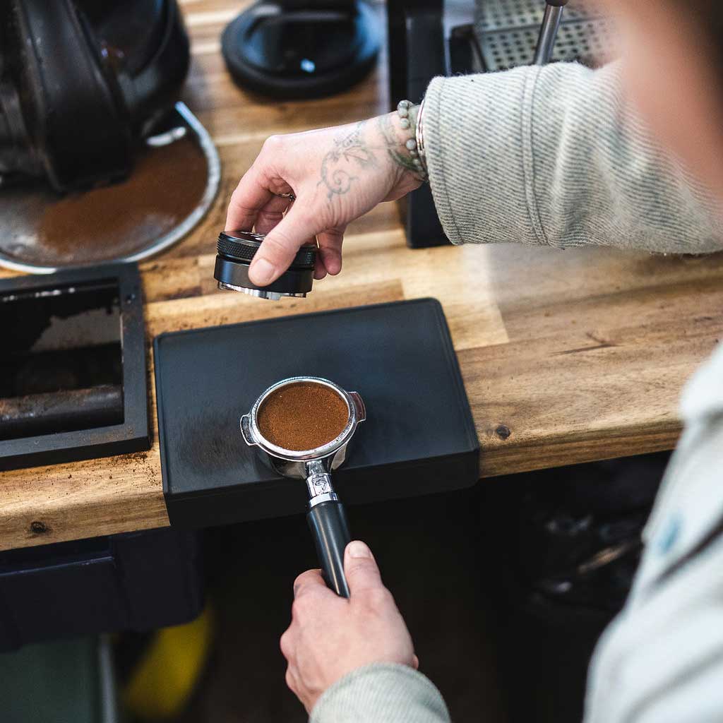 Barista Basics 58mm Espresso Distribution Tool & Leveler - Black