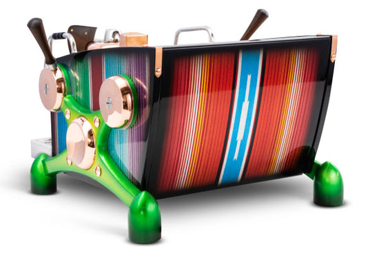 La Marzocco Linea Mini x F4 Home Espresso Kit - Blue/White