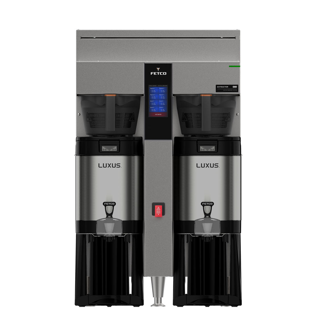 Fetco CBS-2252 NG Series Twin Station Airpot Coffee Brewer - 208-240V,