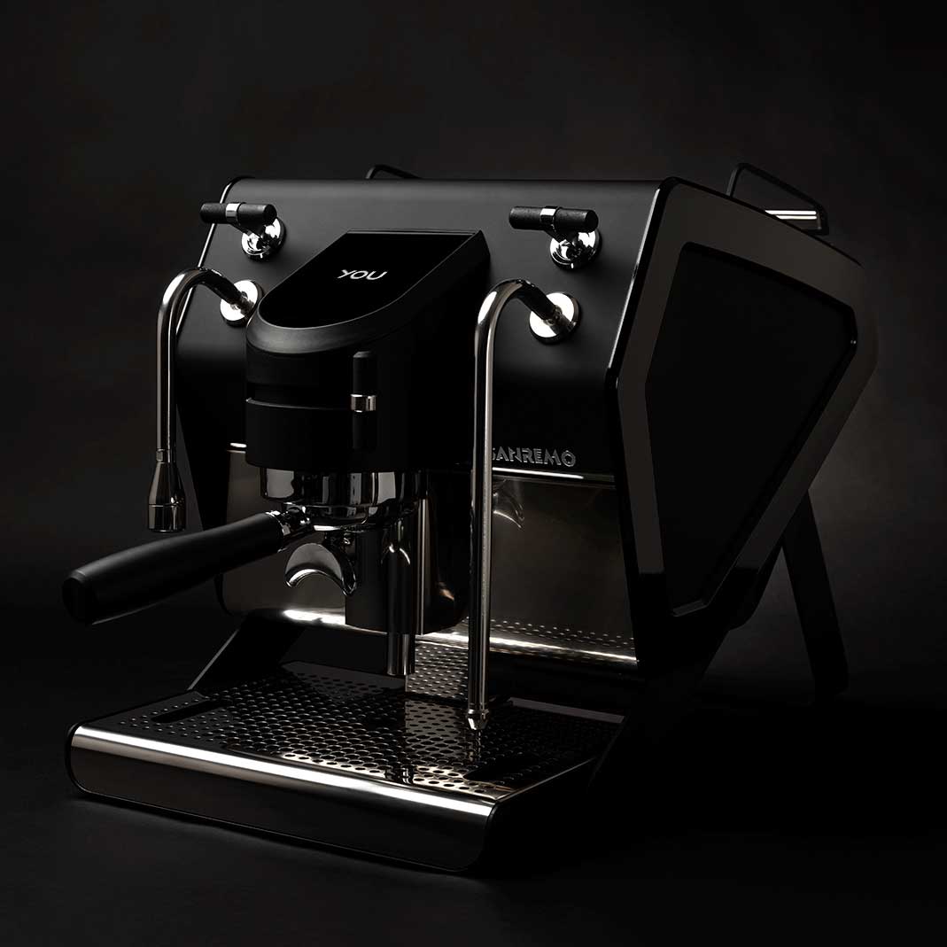 Sanremo YOU Single Group Espresso Machine - Black/Black